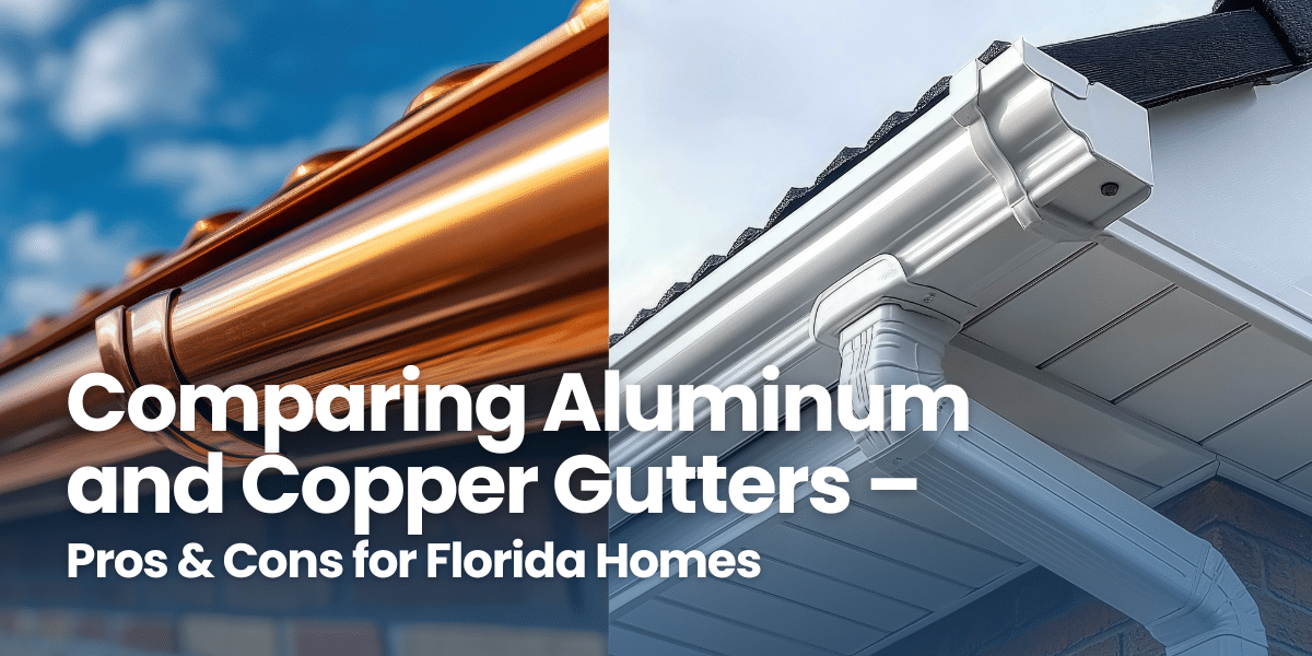 Aluminum vs Copper Gutters: Pros & Cons for Florida Homes